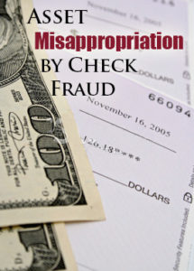 Asset Misappropriation by Check Fraud - Sage Investigations